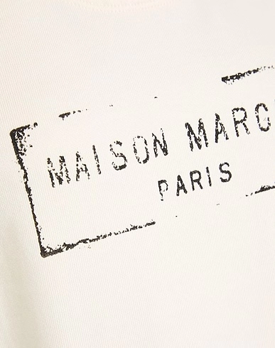 MAISON MARGIELA Sleeveless Printed Jersey Top