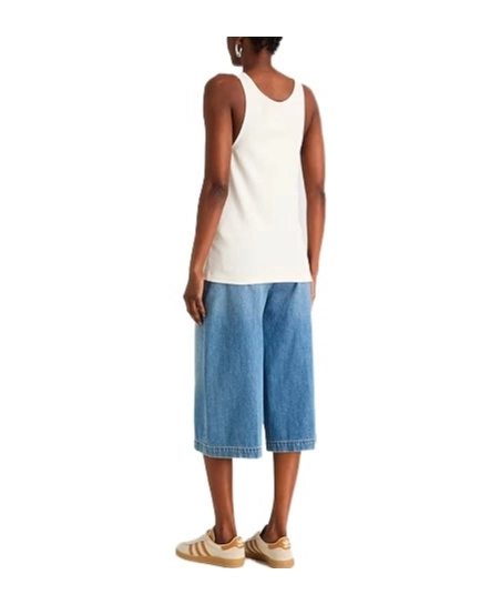 MAISON MARGIELA Sleeveless Printed Jersey Top