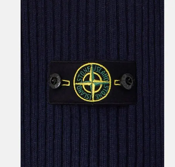 Stone Island Contrasting Edges Logo Cardigan