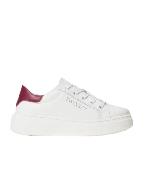 TWINSET Logo Plaque Lace-up Sneakers