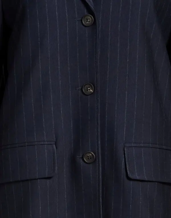Max Mara Pinstripe Single-breasted Blazer