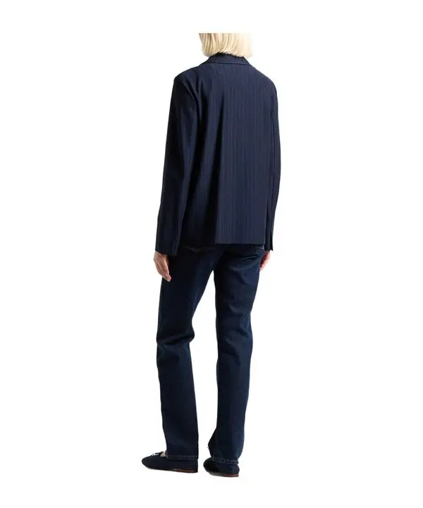Max Mara Pinstripe Single-breasted Blazer