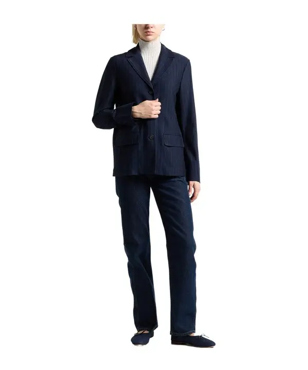 Max Mara Pinstripe Single-breasted Blazer