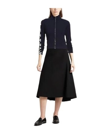 Tory Burch Stand-collar Full-zip Cropped Jacket