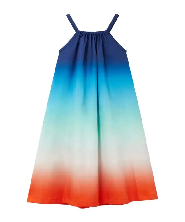 Casablanca Gradient Effect Spaghetti Strap Dress