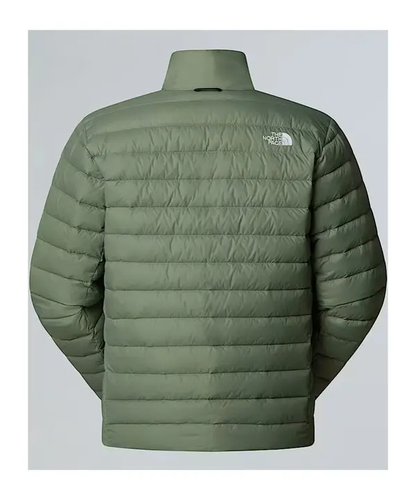 The North Face Logo Embroidered Zipped Down Jacket