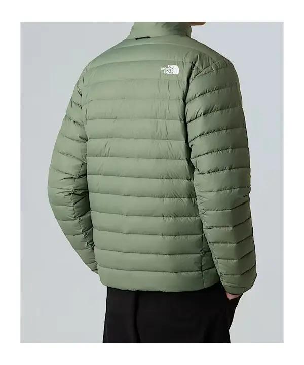 The North Face Logo Embroidered Zipped Down Jacket