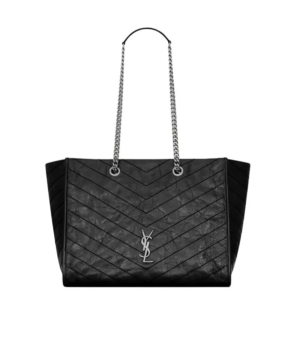 Saint Laurent Niki Shopping Bag In Vintage Leather