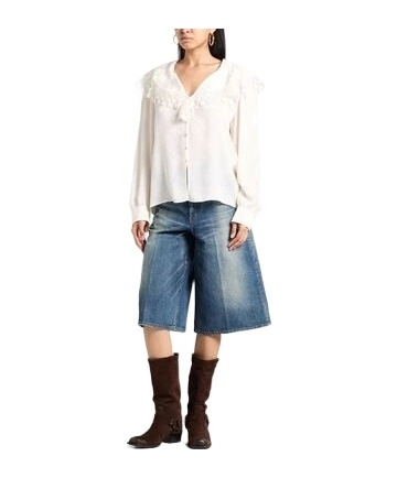 Chloé Jacquard Long Sleeve Blouse