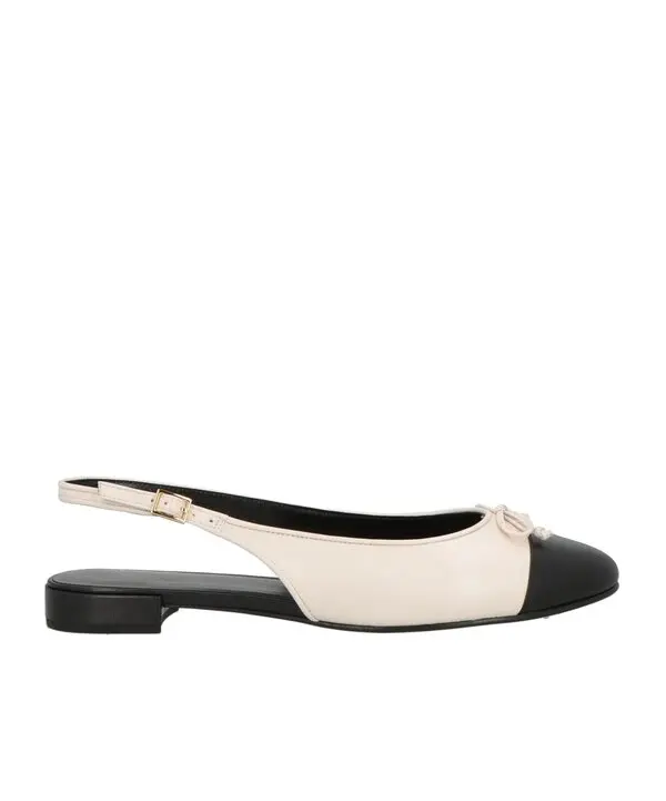 Tory Burch Two-tone Leather Ballet Flats