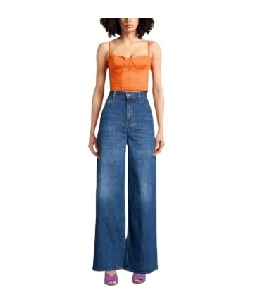 Chloé High-waisted Wide-leg Jeans - Blue