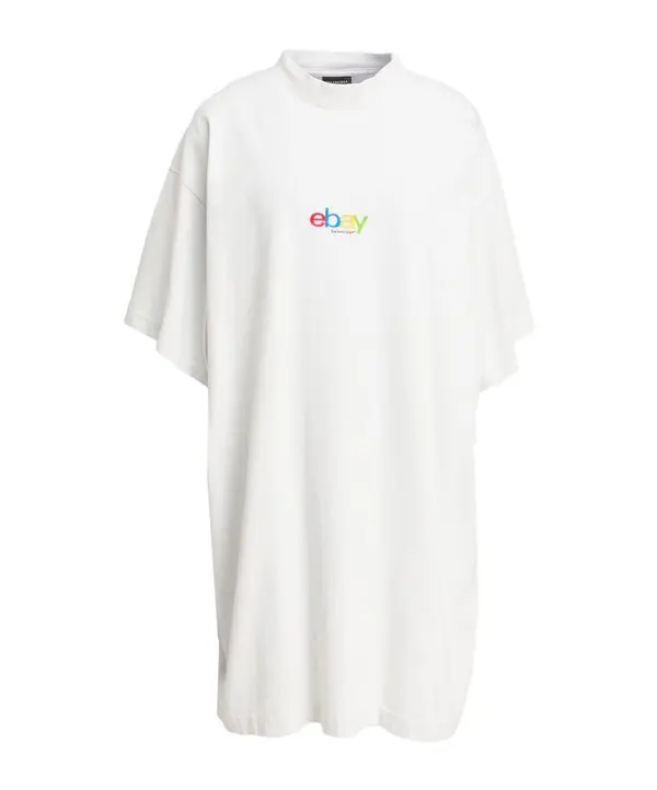Balenciaga Oversized Crewneck T-shirt With Embroidered Logo