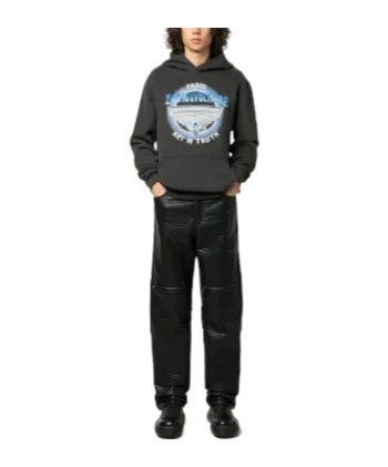 Zadig&Voltaire Logo-print Organic Cotton-blend Hoodie