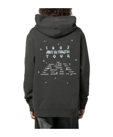 Zadig&Voltaire Logo-print Organic Cotton-blend Hoodie