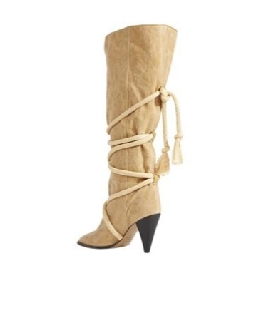 Isabel Marant Étoile Pointed Toe Canvas Boots