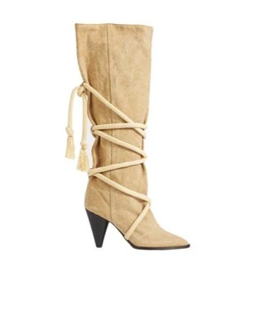 Isabel Marant Étoile Pointed Toe Canvas Boots