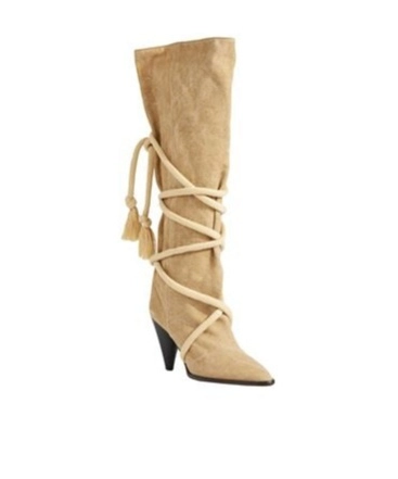 Isabel Marant Étoile Pointed Toe Canvas Boots