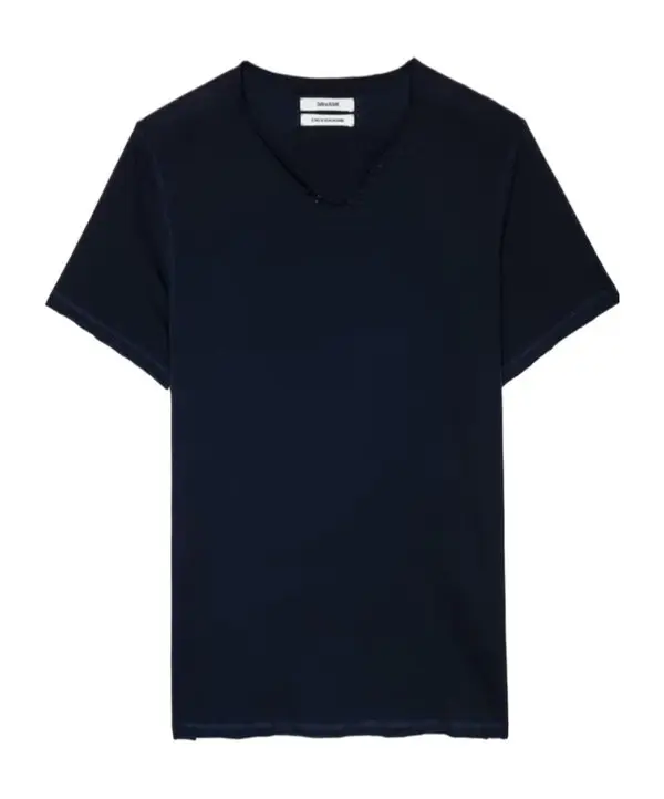 Zadig&Voltaire Monastir Henley-neck T-shirt