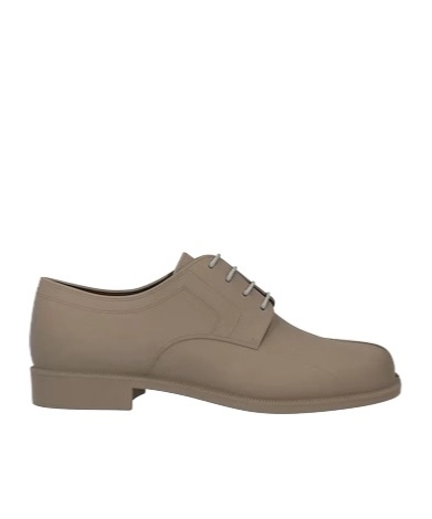 MAISON MARGIELA Simple Comfy Leather Shoes - Gray