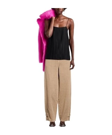 MAXCO. High-waisted Curved Balloon Trousers