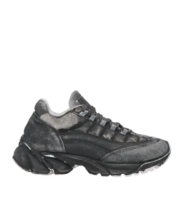 MAISON MARGIELA Low-top Leather Sneakers - Black