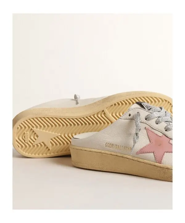 GOLDEN GOOSE Ball Star Sabot Slip-on Low-top Sneakers - Nude
