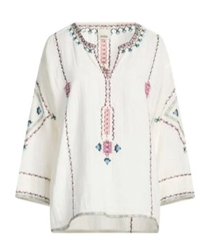Isabel Marant Étoile Geometric Print Long Sleeve Blouse