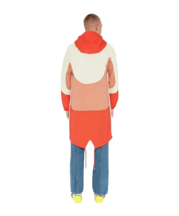 J.W.ANDERSON Logo-embroidered Colour-block Parka