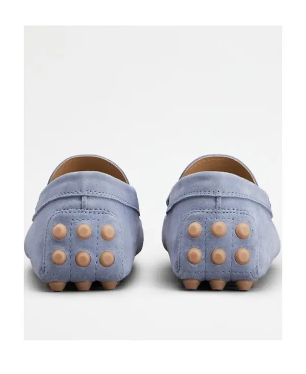 TOD'S Gommino Suede Driving Loafers - Blue