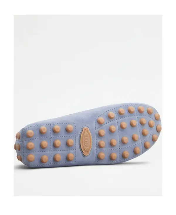 TOD'S Gommino Suede Driving Loafers - Blue