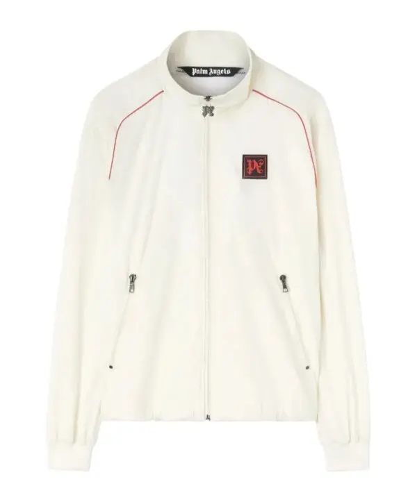 Palm Angels Logo Embroidered Bomber Jacket