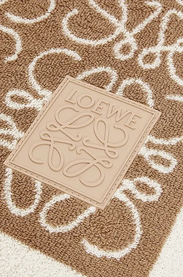 Loewe Anagram Towel In Cotton