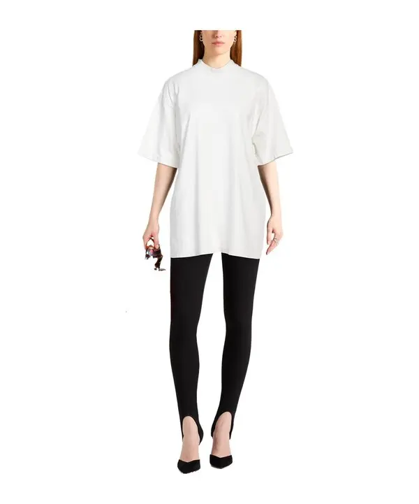Balenciaga Oversized Crewneck T-shirt With Crystal Embellishments