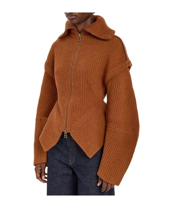 Zimmermann Sculpted Woolblend Cardigan