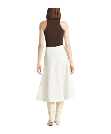 Max Mara Crewneck Racerback Ribbed Tank Top