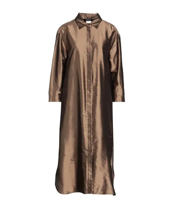 Max Mara Simple Solid Color Shirt Dress