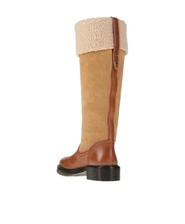 Chloé Color-block Block-heel Ankle Boots - Nude