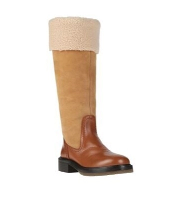 Chloé Color-block Block-heel Ankle Boots