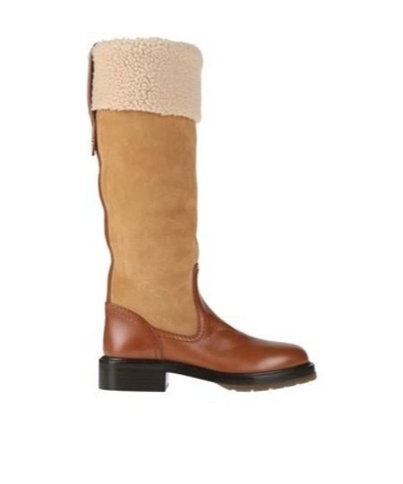 Chloé Color-block Block-heel Ankle Boots