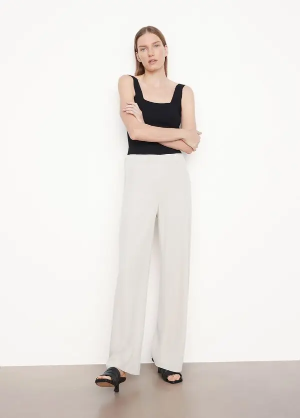 Vince High-waist Wide-leg Trousers
