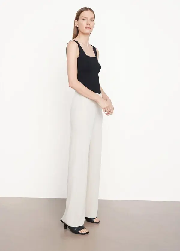 Vince High-waist Wide-leg Trousers
