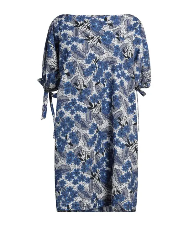 Max Mara Flared Floral-print Poplin Dress