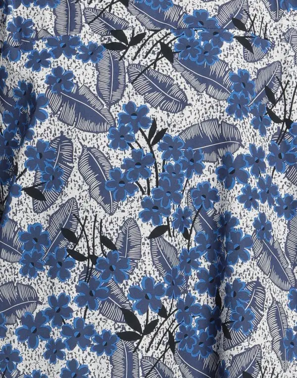 Max Mara Flared Floral-print Poplin Dress