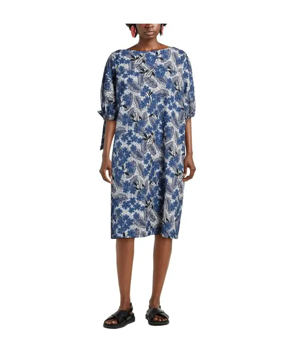 Max Mara Flared Floral-print Poplin Dress