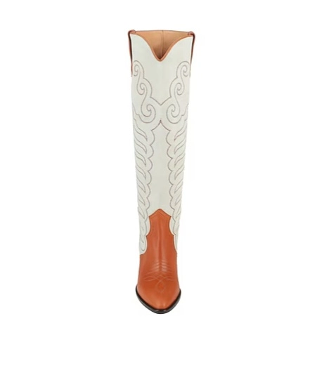 Isabel Marant Étoile Two-tone Suede Western Boots