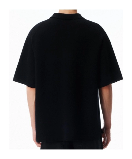 Alexander Wang Short-sleeved Knitted Polo Shirt