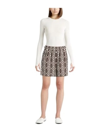 Max Mara Geometric Print Wide-leg Shorts