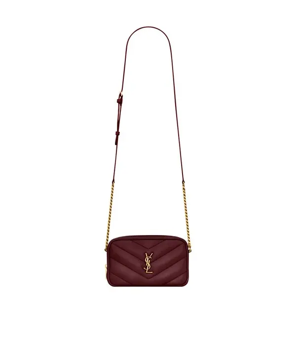 Saint Laurent Loulou Mini Camera Bag In Lambskin
