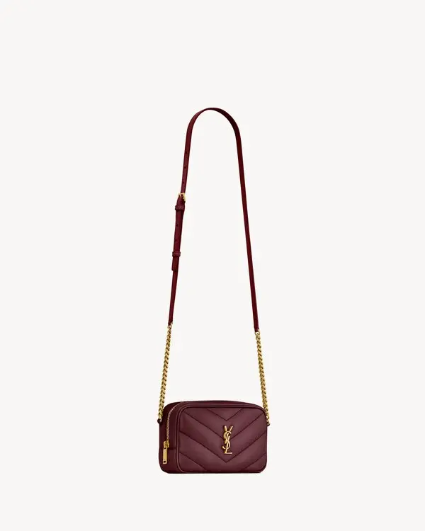 Saint Laurent Loulou Mini Camera Bag In Lambskin