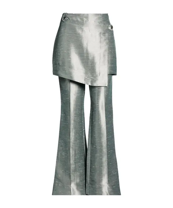 GANNI Wide-leg Trousers With Wrap Detail